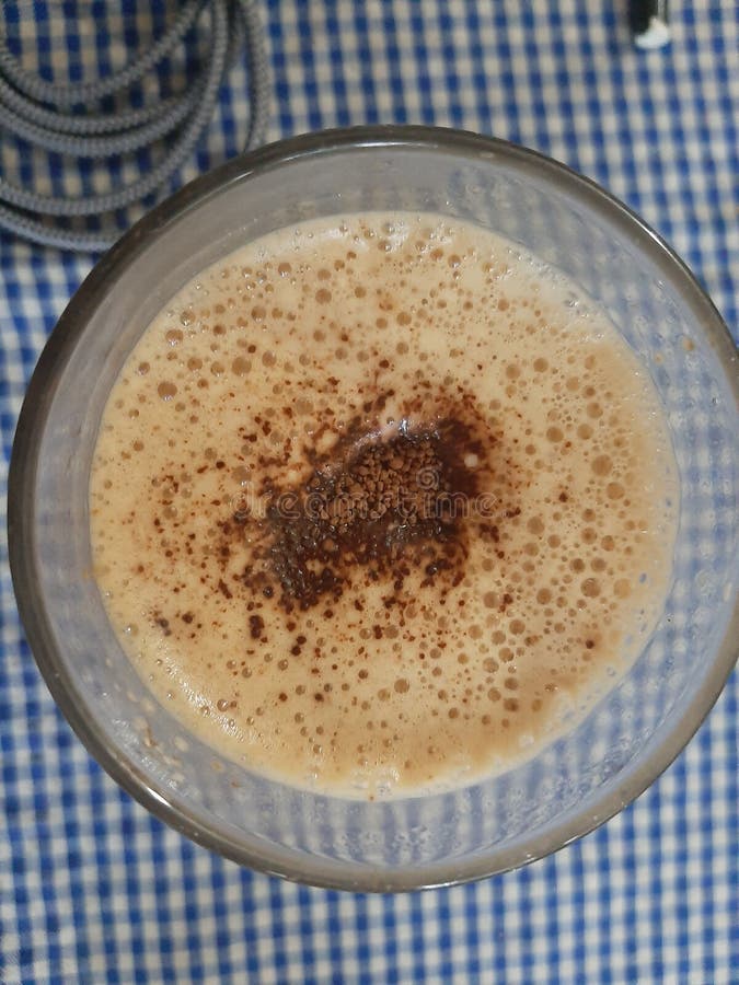 Cappuccino Coffee with Additional Toppings on it Stock Photo - Image of ...