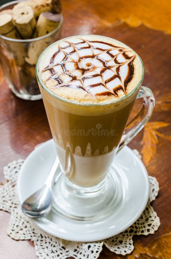 Cappuccino coffee stock photo. Image of latte, relax - 32558826