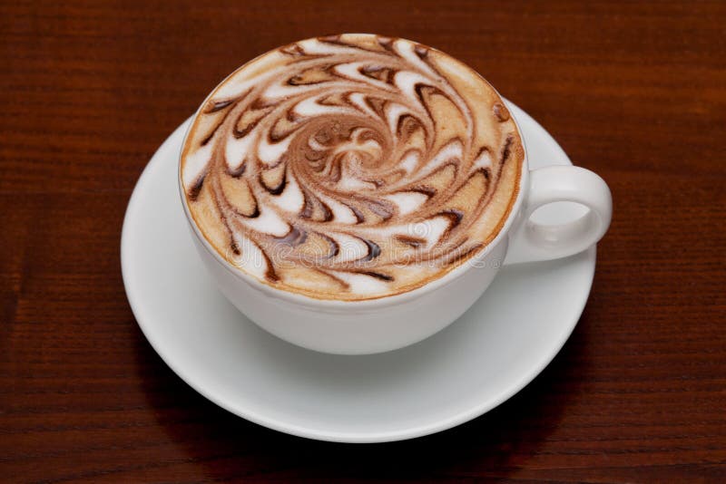 Cappuccino, coffee cup stock image. Image of aroma, gourmet - 23468847