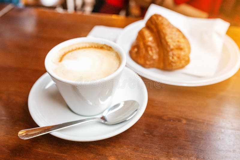 Coffee Cup on the Table in Cafe Stock Image - Image of contemporary ...