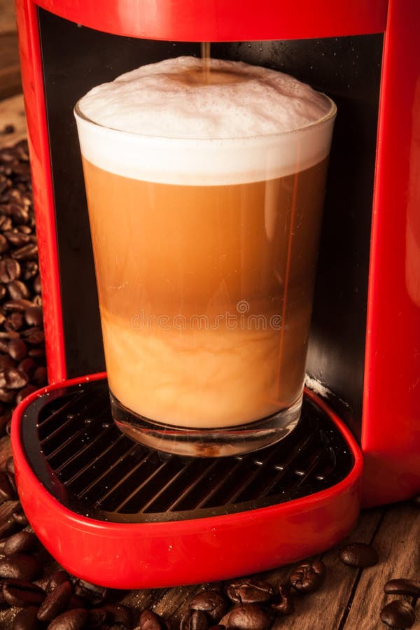 Vintage Cappuccino in Caffetery Cafe Caorle Stock Photo - Image of ...