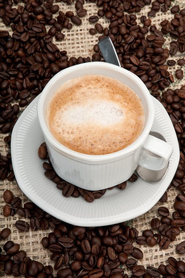 Coffee cappuccino stock image. Image of pressurized, food - 3979271