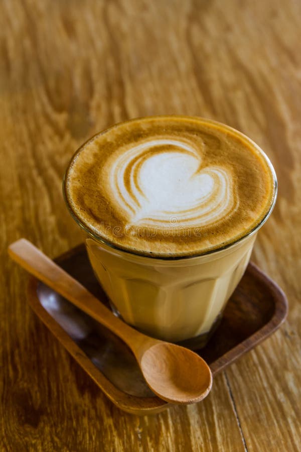 Cappuccino or Latte Coffee. Stock Photo - Image of closeup, coffee ...