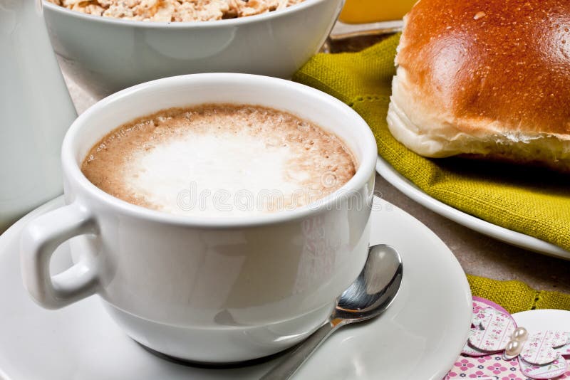 Cappucino stock photo. Image of gourmet, brioche, beverage - 22301130