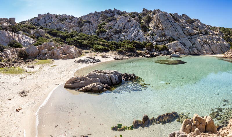 Capracese Beach in Caprera Island, Italy Stock Image - Image of ...