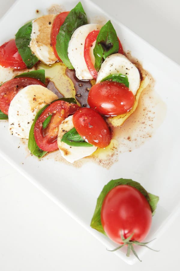 Caprese appetizer stock image. Image of ingredient, lunch - 3311701