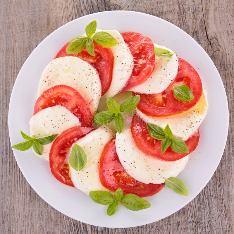 Caprese salad stock photo. Image of italian, basil, healthy - 42167482
