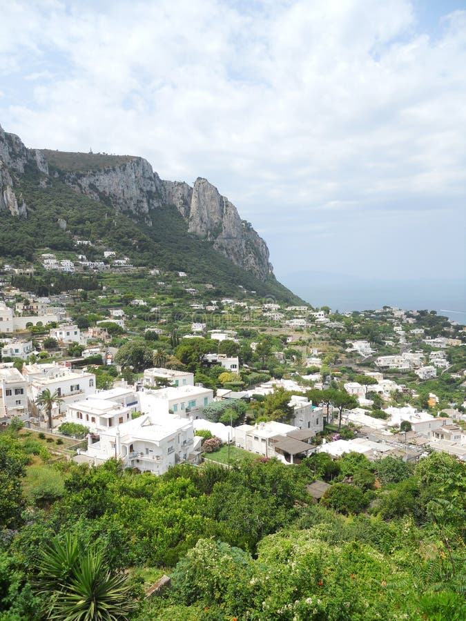 Capri stock photo. Image of mountains, city, capri, summer - 20715536