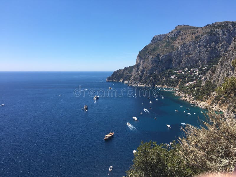 Capri stock image. Image of island, capri, landscape - 119746349