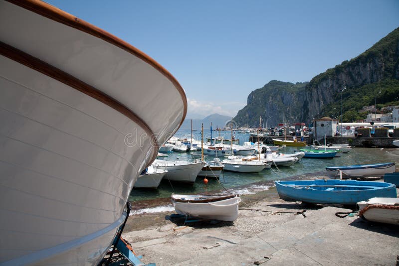 Capri bay stock image. Image of resort, recreation, island - 20172115