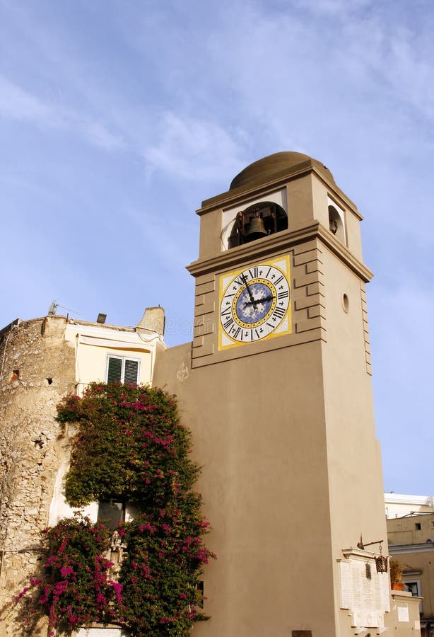 Capri coastline stock photo. Image of blue, ocean, horizon - 2491466