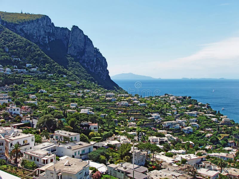 Capri stock photo. Image of plants, beach, hill, nature - 62026350