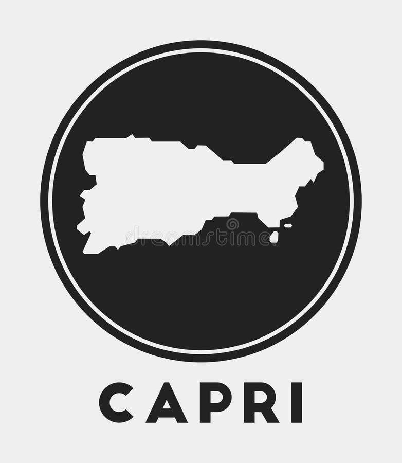 Capri icon. stock vector. Illustration of contour, capri - 213894554