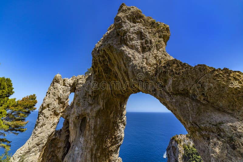 Capri Island, Italy stock image. Image of cliff, feature - 167458763