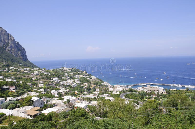 Capri, Italy stock photo. Image of scenery, mountain - 22604042