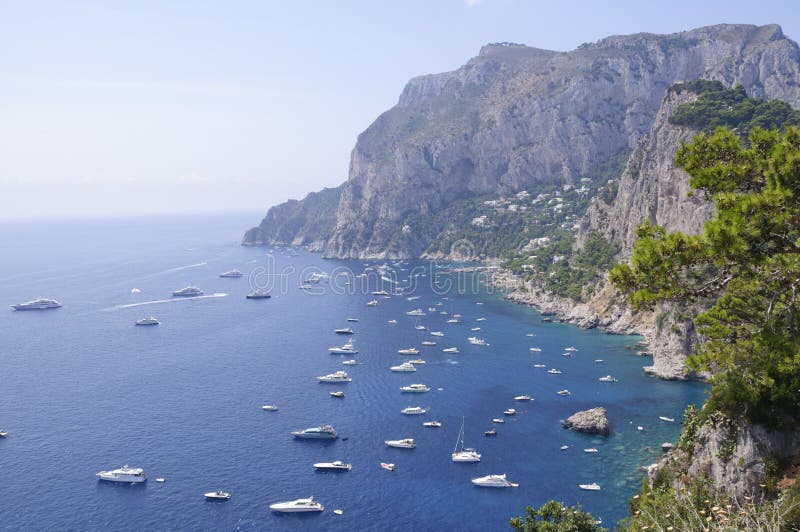 Capri, Italy stock image. Image of mediterranean, green - 22604133