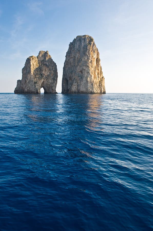 Capri stock photo. Image of rock, capri, tyrrhenian, europe - 84105942