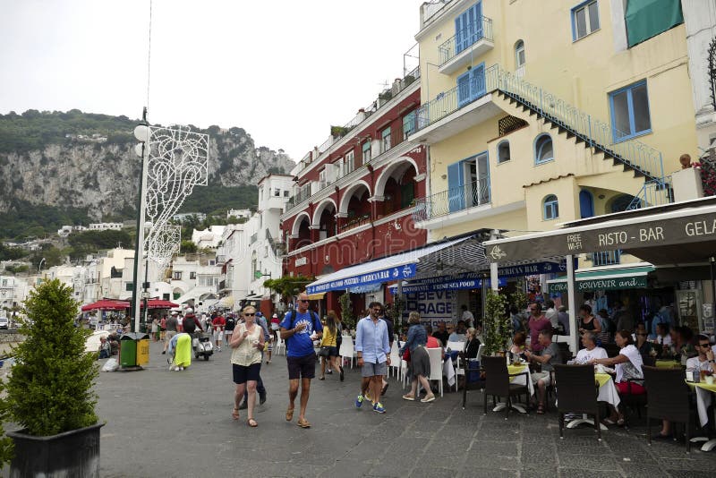 Capri, italy editorial image. Image of italy, mediterranean - 77827270