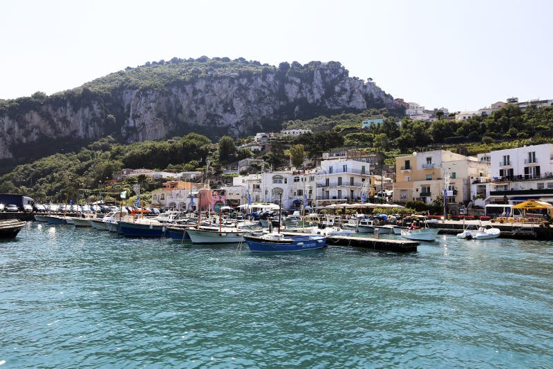 Capri marina italy editorial photo. Image of hill, mediterranean - 41904286