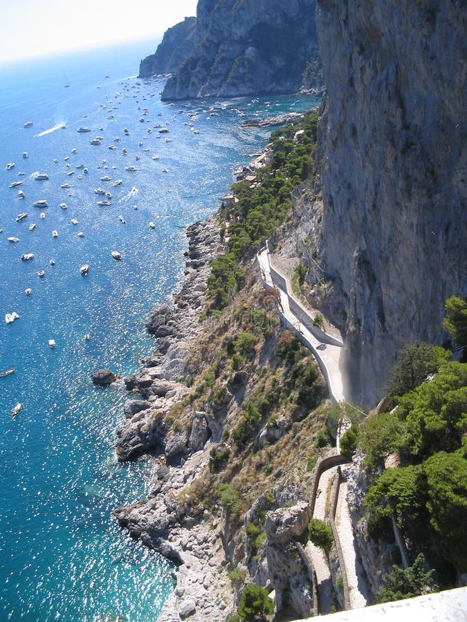 The Capri stacks in Naples stock image. Image of summer - 152277087