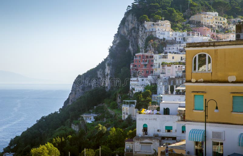 Capri Town stock photo. Image of capri, island, tourism - 9421266