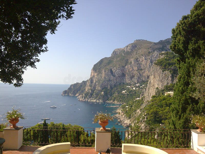 Capri stock image. Image of ocean, capri, twilight, italy - 46684985