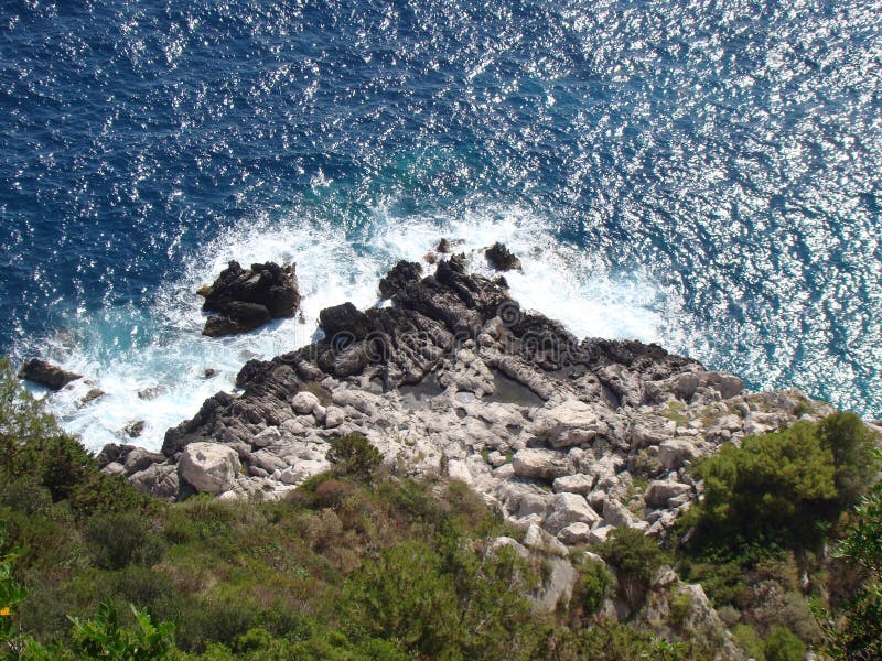 Capri stock photo. Image of deep, waves, outdoors, hike - 75978212