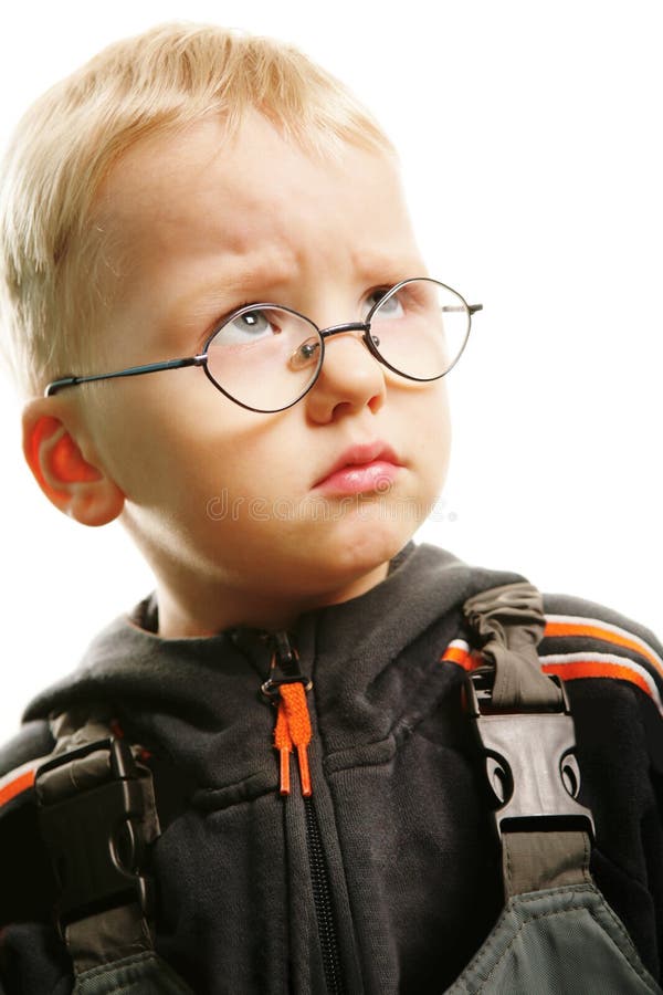 Capricious lad stock image. Image of little, looking - 12951021