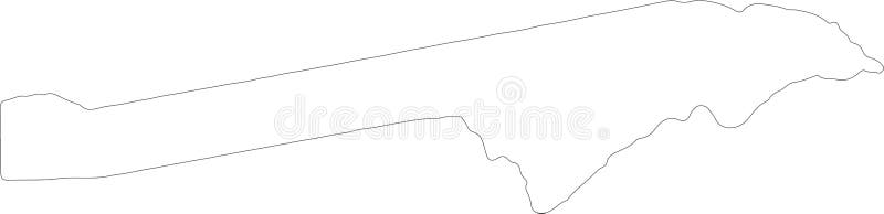 Caprivi Namibia Outline Map Stock Illustration - Illustration of ...