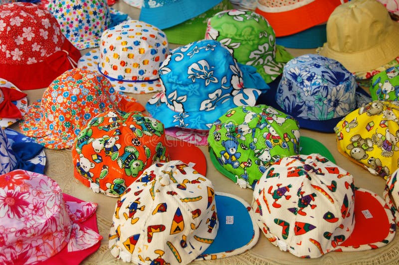 Caps stock photo. Image of color, table, colorful, sale - 12676442