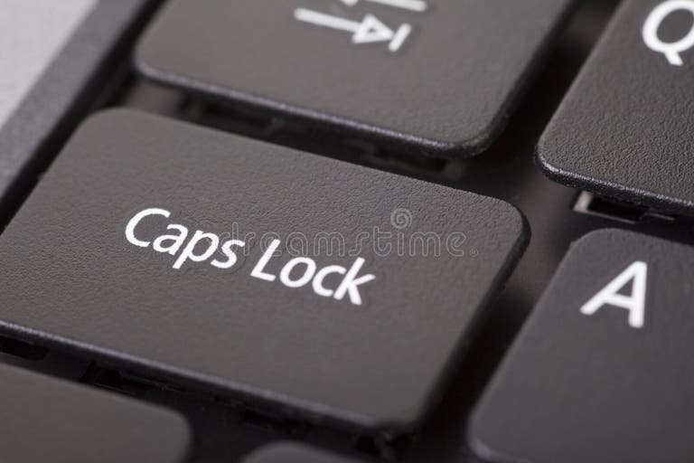 Caps lock stock image. Image of computer, electronics - 19465425