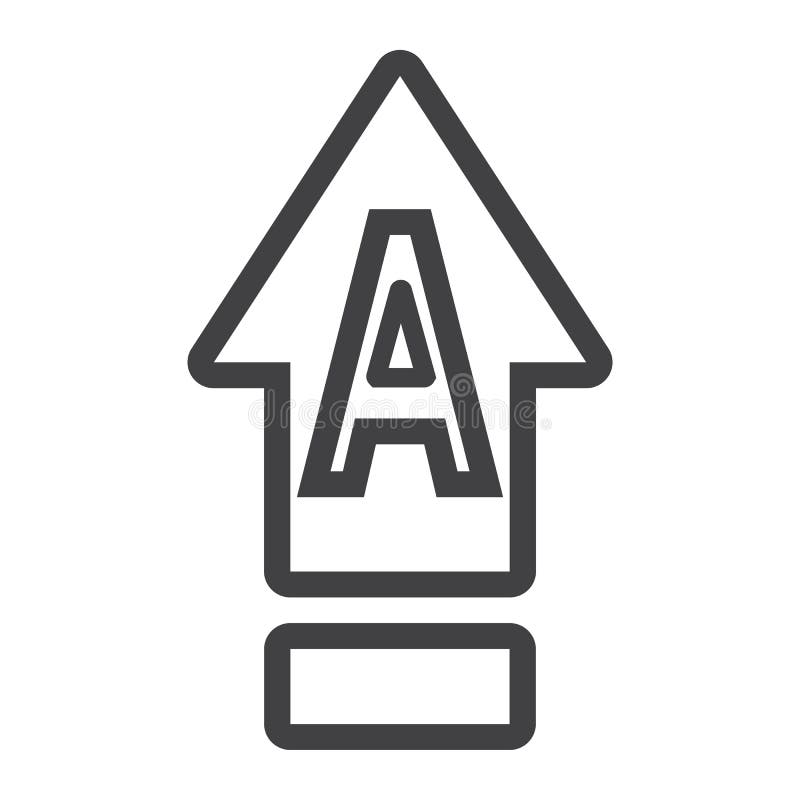 Caps Lock key icon stock illustration. Illustration of black - 207032240