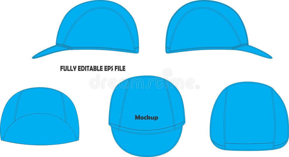 Caps Mock ups template stock vector. Illustration of jersey - 344638506