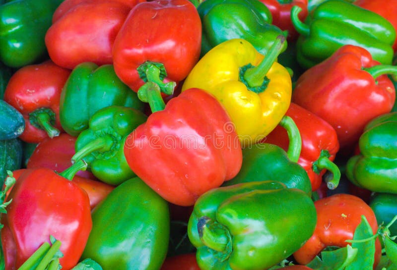 Capsicum stock photo. Image of colourful, capsicum, yellow - 38368794
