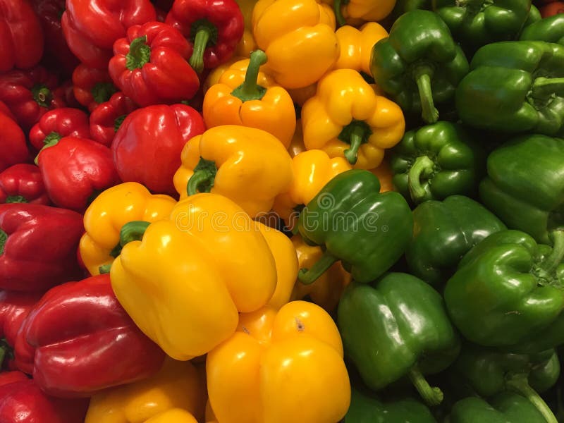 Capsicum pappers stock photo. Image of yellow, green - 54148704