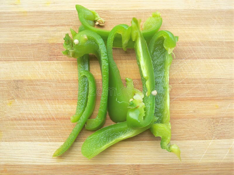 Capsicum slice stock photo. Image of bell, pepper, capsicum - 7395606