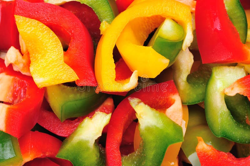 Capsicum slice stock photo. Image of bell, pepper, capsicum - 7395606