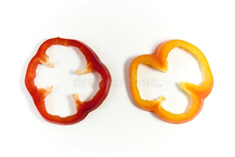 Capsicum slices stock photo. Image of agriculture, closeup - 8140292