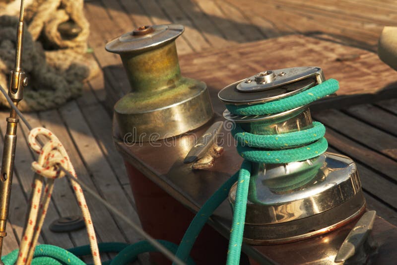 Capstan stock photo. Image of focus, ocean, catamaran - 20046670