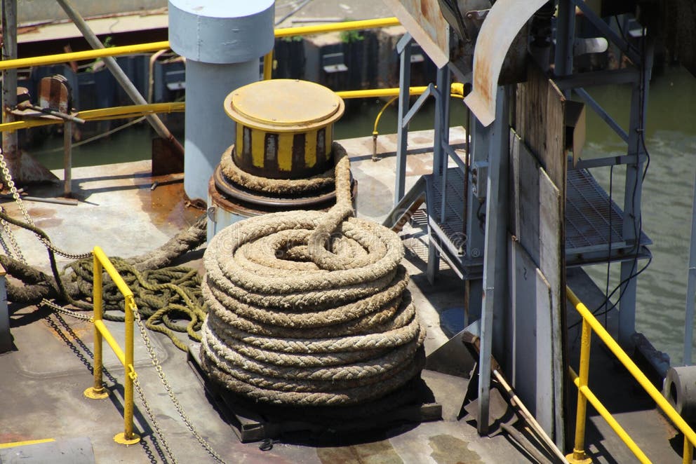 Capstan stock image. Image of coil, capstan, coiled, rope - 71800575
