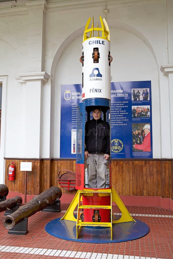 Capsula Di Fenix Al Museo Marittimo in Valparaiso, Cile Fotografia ...