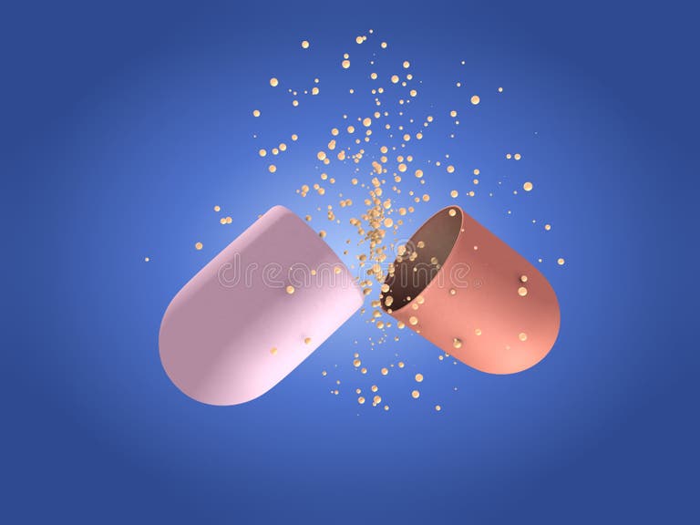 Broken Capsule Stock Illustrations – 679 Broken Capsule Stock ...