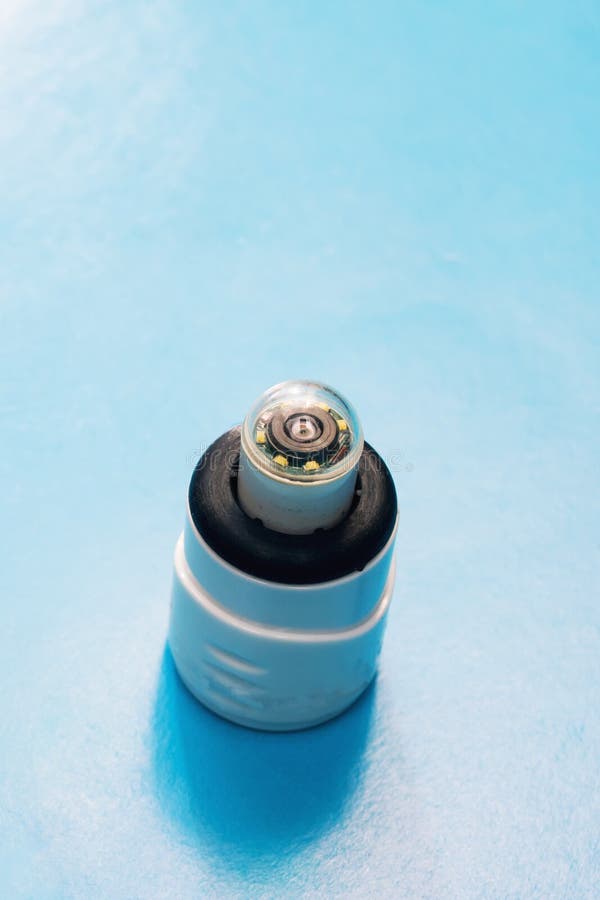 Capsule with Camera for Capsular Endoscopy on White Background Stock ...