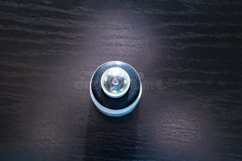Capsule with Camera for Capsular Endoscopy on White Background Stock ...