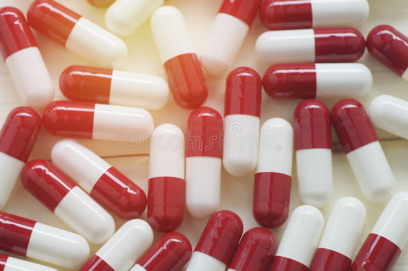 Capsule drugs on table stock photo. Image of healthy - 83590776