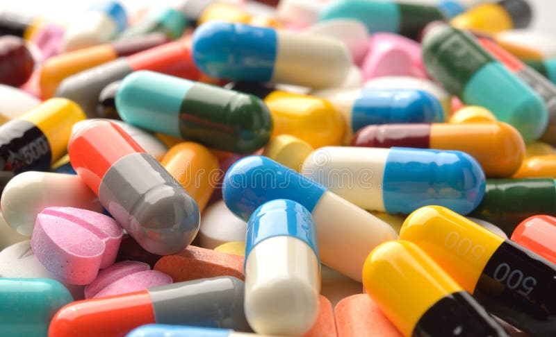 Capsule E Compresse Delle Pillole Come Medicina Immagine Stock ...