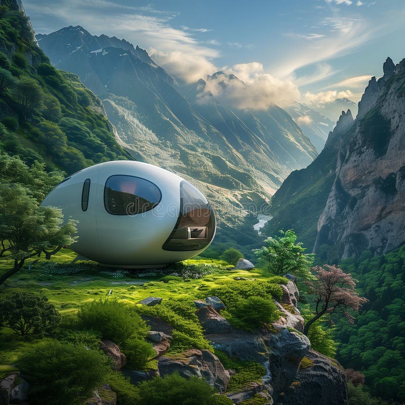 Capsule House, Sleeping Capsule in the Mountains, Sleeping Outdoors ...