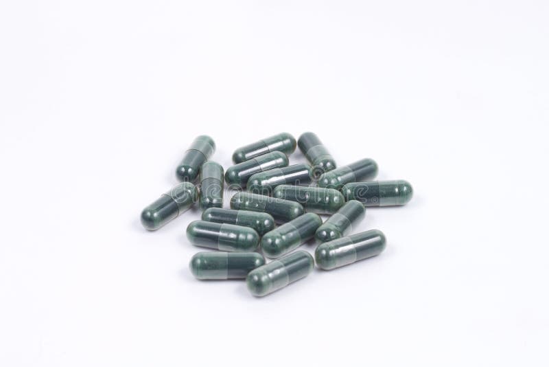 Capsule isolated on white stock photo. Image of healthy - 56963404