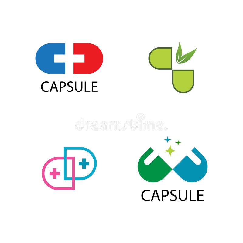 Capsule logo icon stock vector. Illustration of identity - 197084674