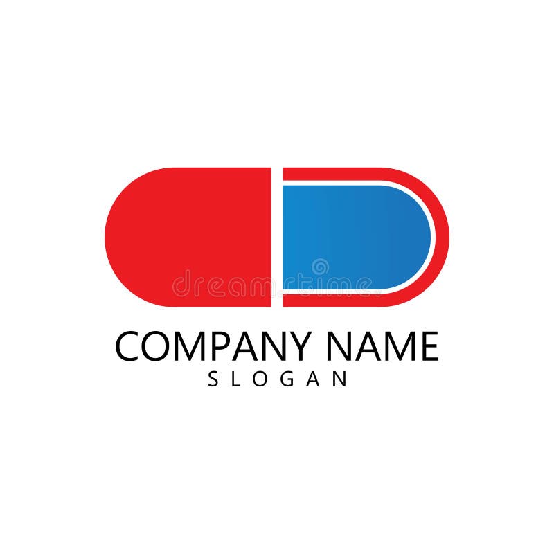 Capsule logo icon stock vector. Illustration of circle - 205020900